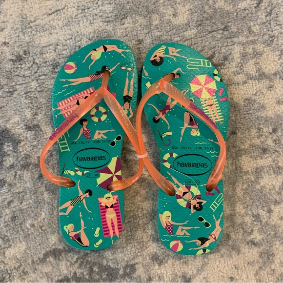 Havaianas | Shoes | Havainas Kids Pool Theme 3c New | Poshmark